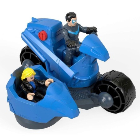 FISHER PRICE Imaginext DC Comics Nightwing & Transforming Cycle Boys ...