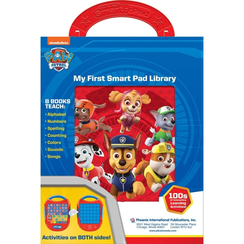 Nickelodeon Paw Patrol My First Smart Pad Library 8 books Set and ...