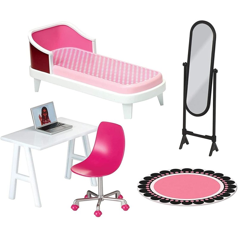 Miraculous Ladybug Marinette's 2 in 1 Balcony Bedroom Playset 60cm 2 ...