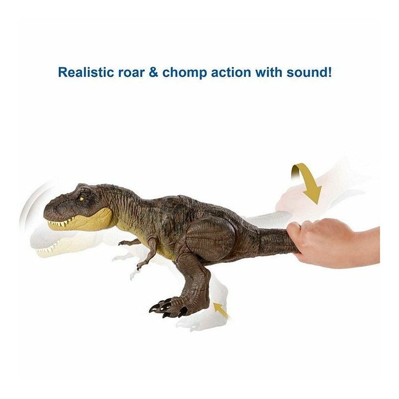 Jurassic World Stomp N Escape Tyrannosaurus Rex T-Rex Sounds Camp ...