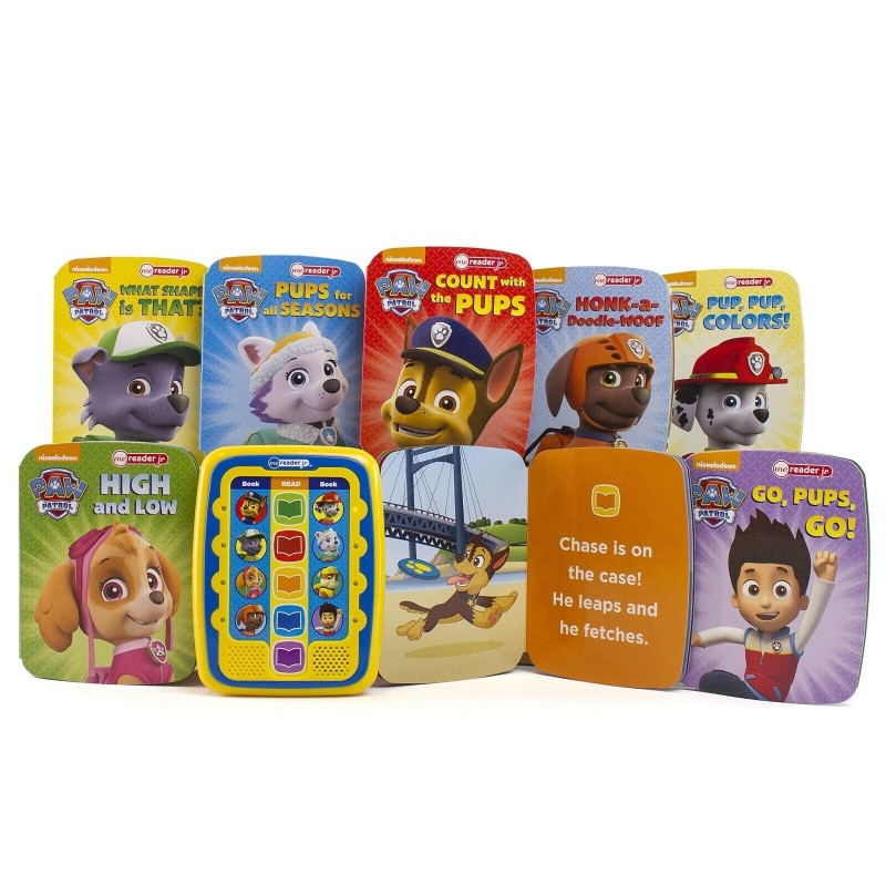 Nickelodeon Paw Patrol Electronic Story Me Reader Jr & 8 Book Library ...