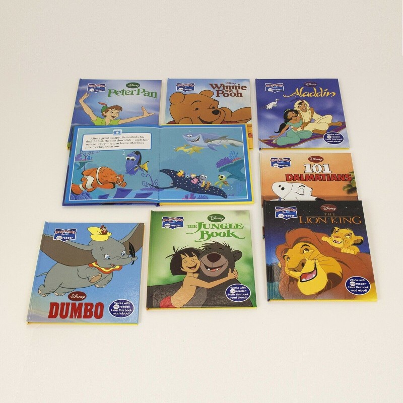 Disney Classic Electronic Story Me Reader 8 Books Aladdin Pooh Dumbo ...