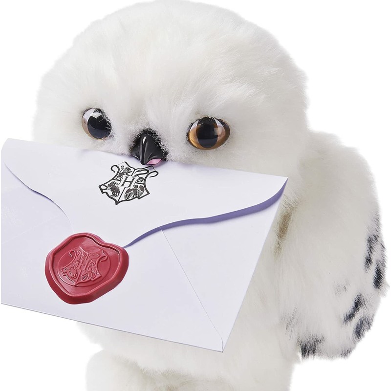 Harry Potter Enchanted HEDWIG Owl Interactive Plush Hogwarts Sound ...